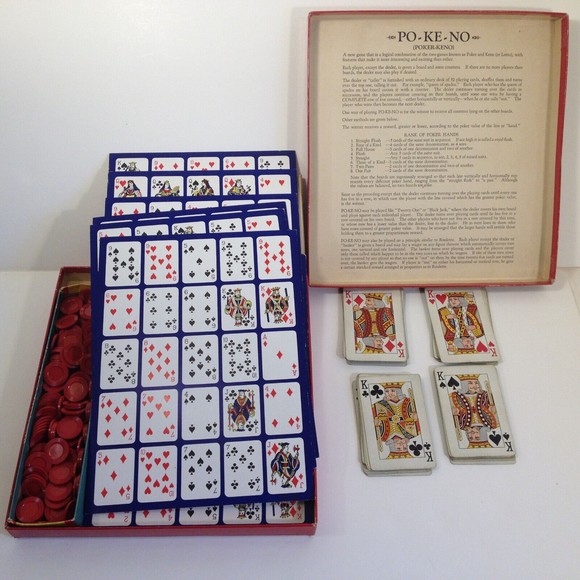 US Playing Card Company | Other | Vintage Pokeno Poker Keno Game 2 ...